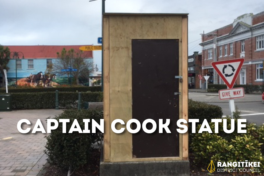 Captain Cook Statue in Marton - Rangitikei District Council