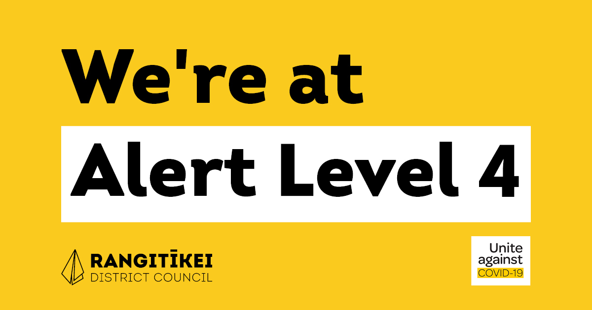 News: Aug 2021 - Council Services under Alert Level 4: Rangitikei ...
