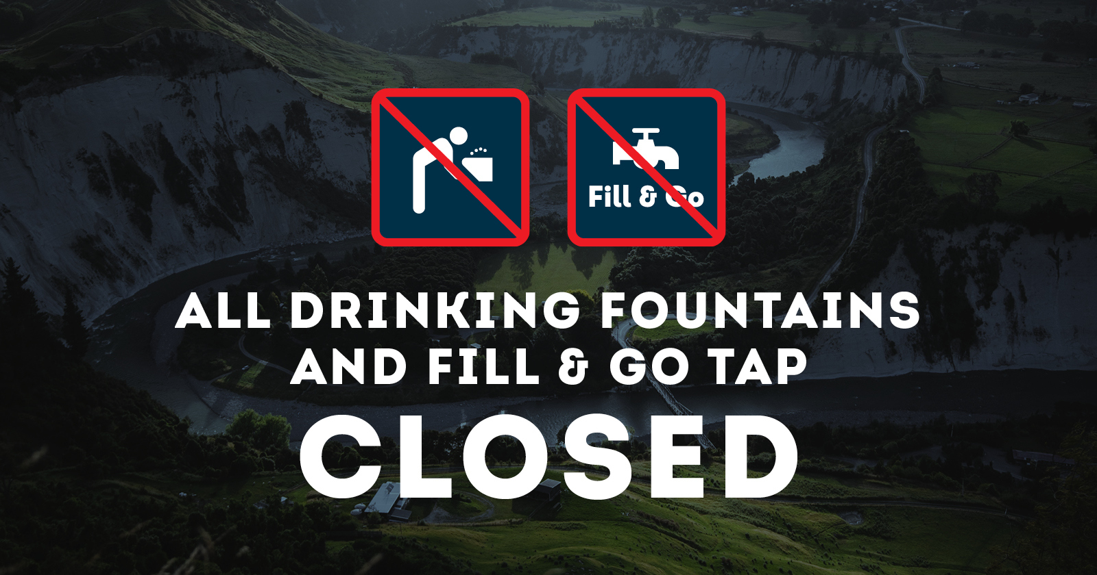News: Mar 2020 - Drinking Fountains and Fill & Go Tap Closure ...