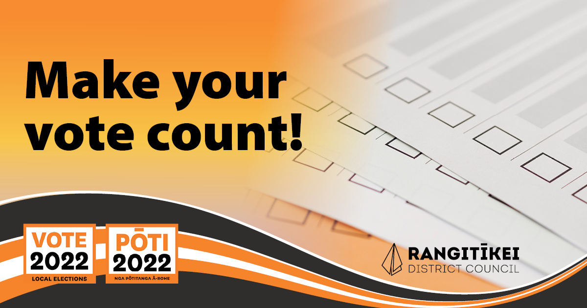News: Sep 2022 - Have you voted yet?: Rangitikei District Council