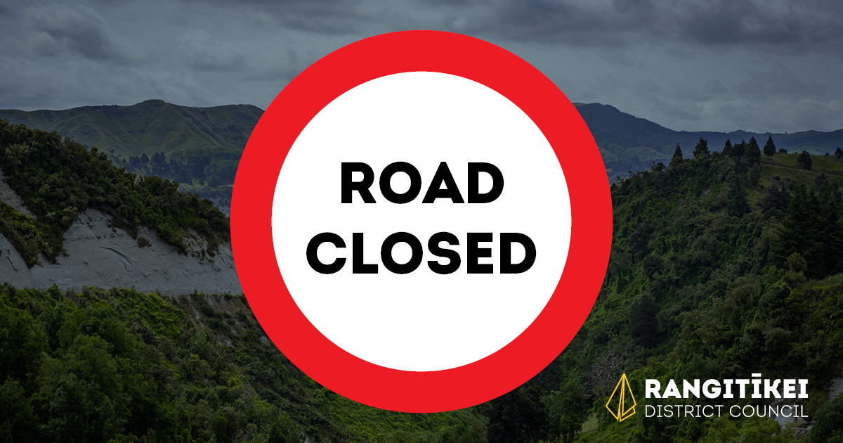 News: Jun 2022 - Road Closure Turakina Valley Road - Now Open ...